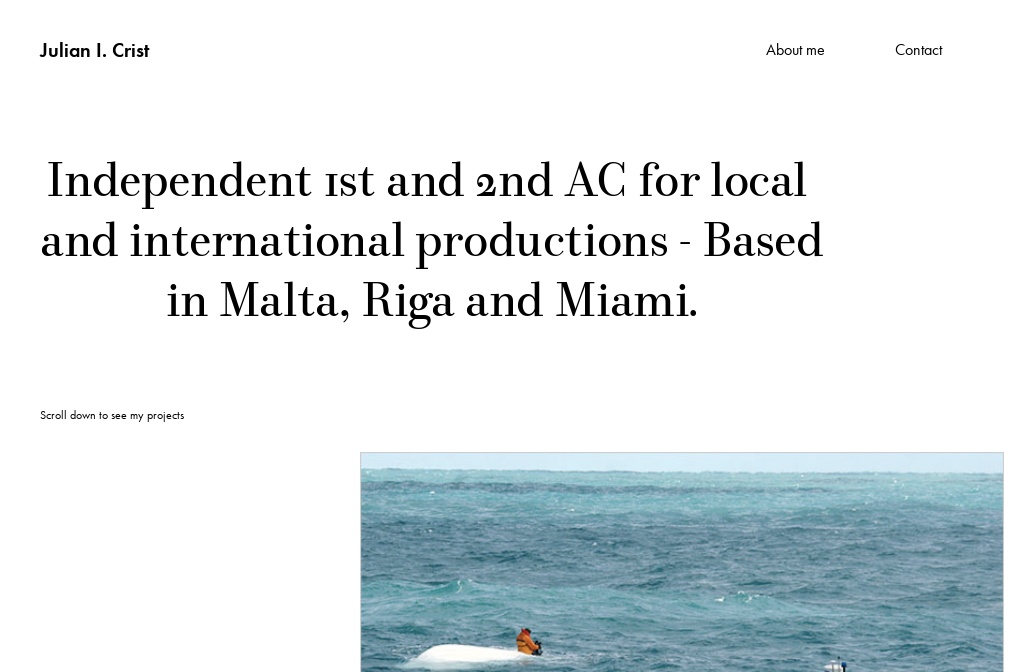 (Copy) Julian I. Crist Assist Camera Operator