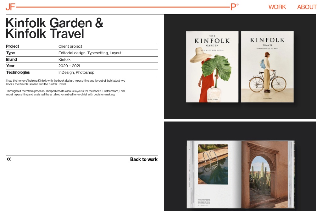 Kinfolk garden & kinfolk travel book design