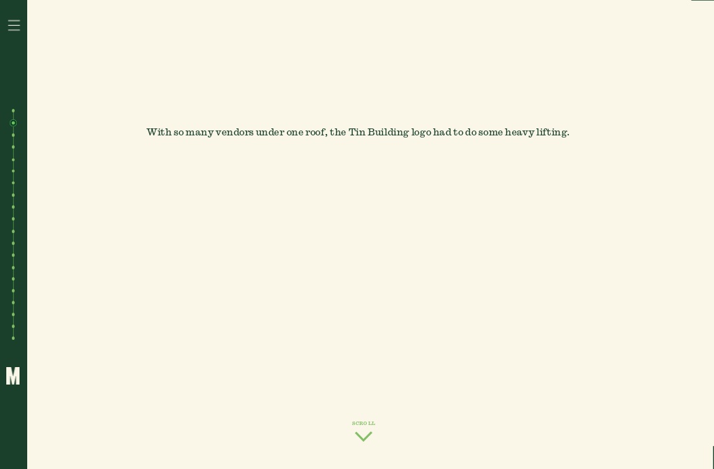 Mucca branding for Tin Building by Jean-Georges — LOGO