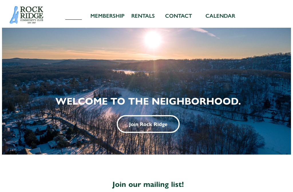 Rock Ridge Community Club