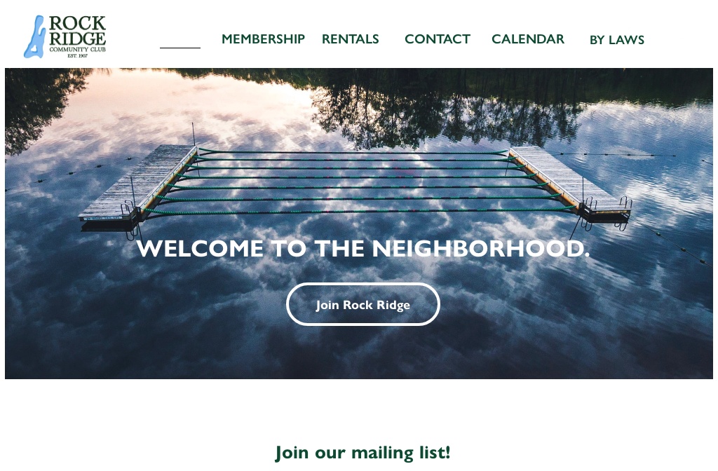 Rock Ridge Community Club