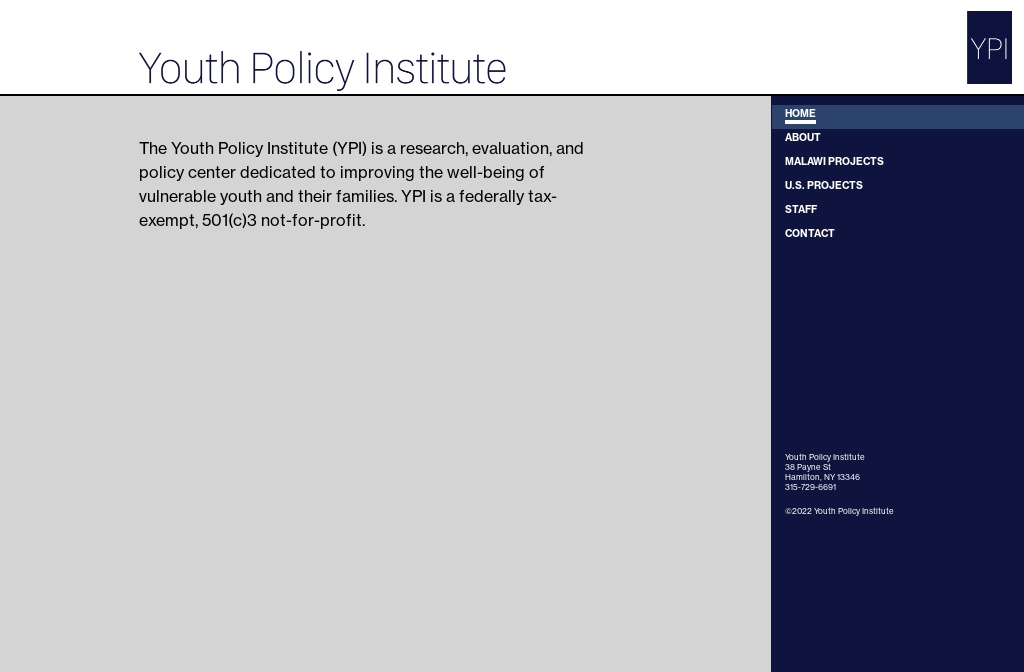 YPI Youth Policy Institute