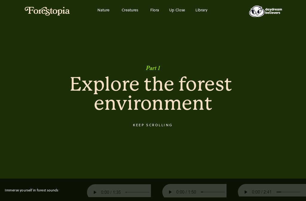 Forestopia Online Forest Experience — Nature