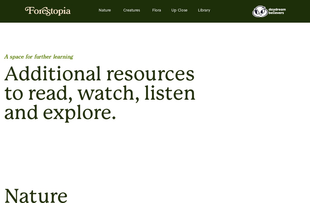 Forestopia Online Forest Experience — Library