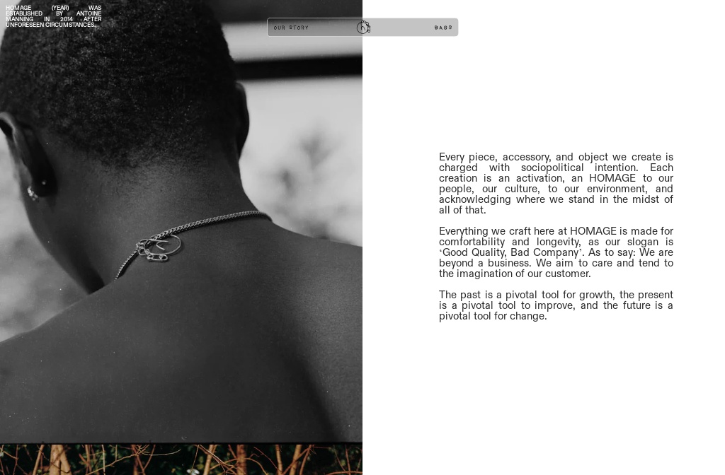 Homage Year — Our Story