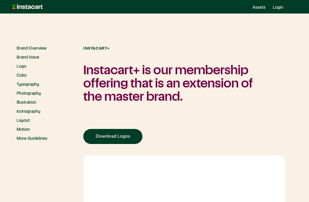 Instacart Brand Guide — Instacart+