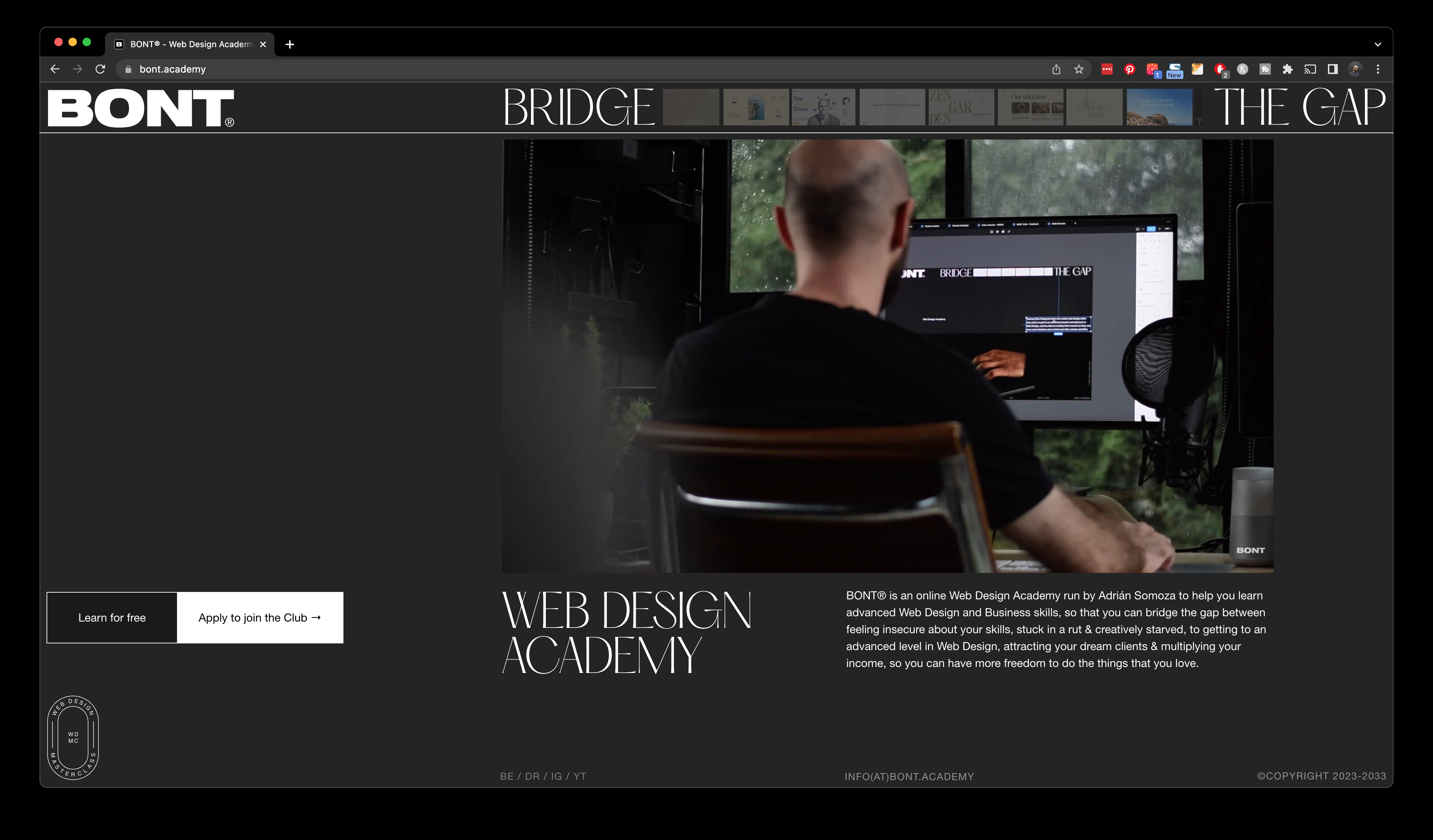BONT® - Freelance Web Design Academy