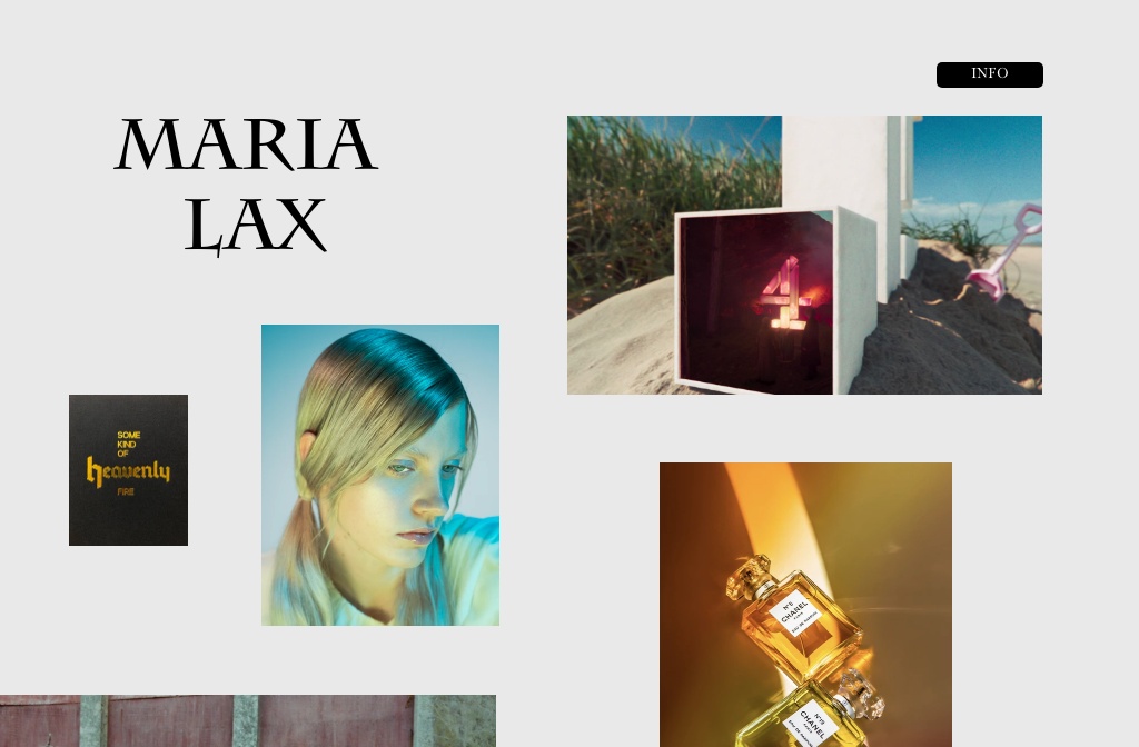 Maria Lax homepage