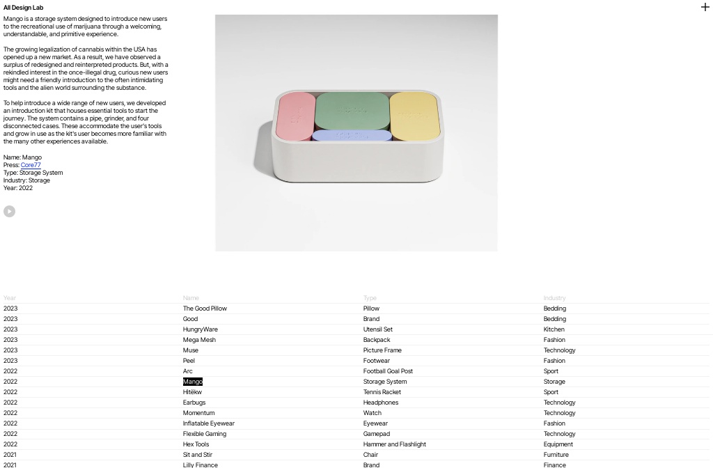 Mango - All Design Lab