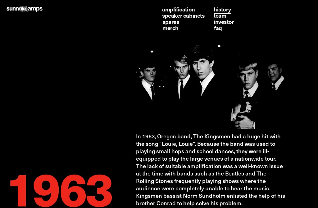 Sunn Amplification — history