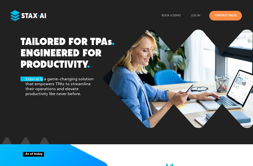 STAX·AI | Tailored for TPAs. Engineered for productivity.