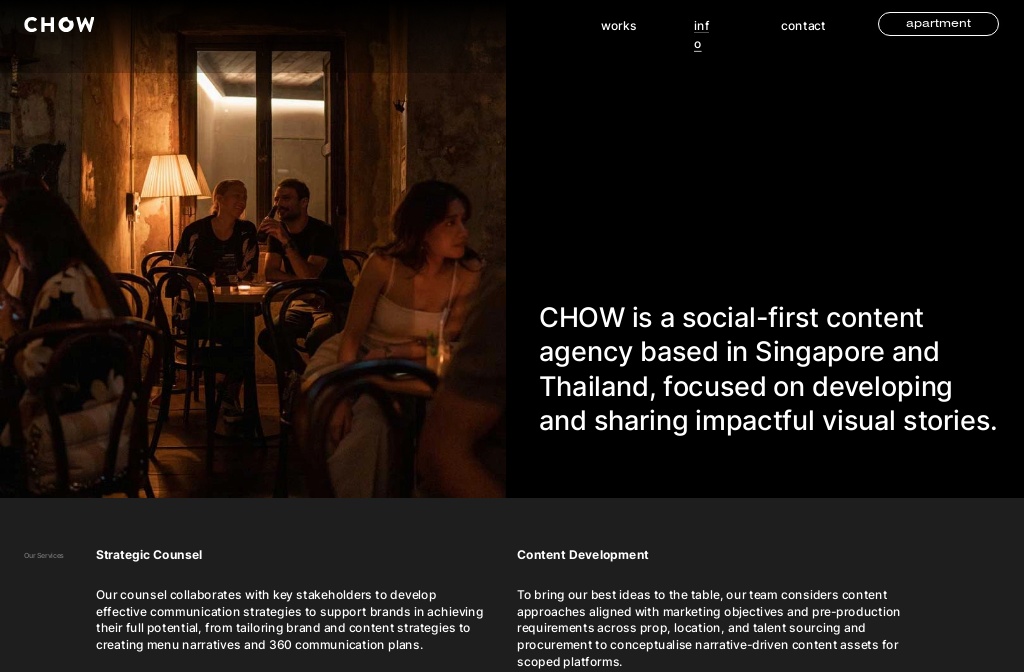 CHOW | Social-first Content Agency