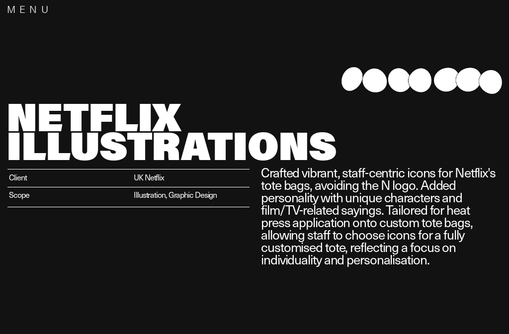 Portfolio — Netflix Illustrsations